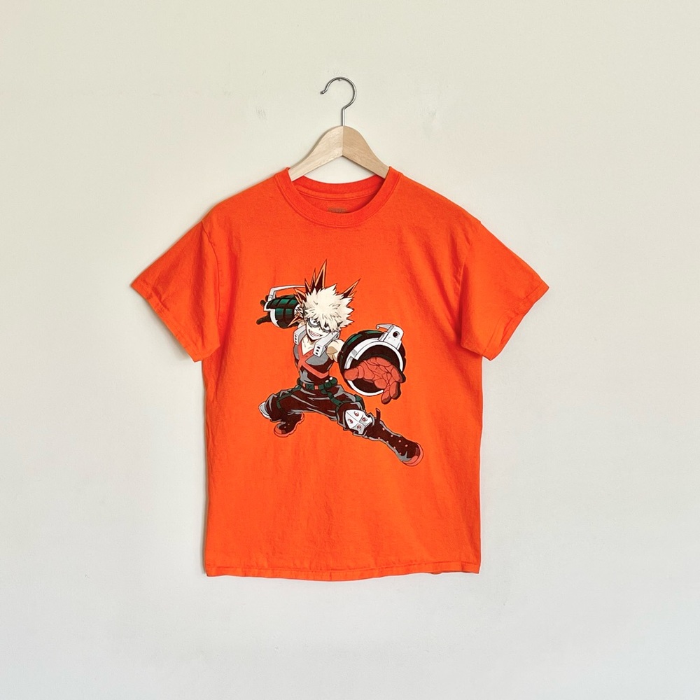 My Hero Academia Katsuki Bakugo Graphic Orange Anime … - Gem